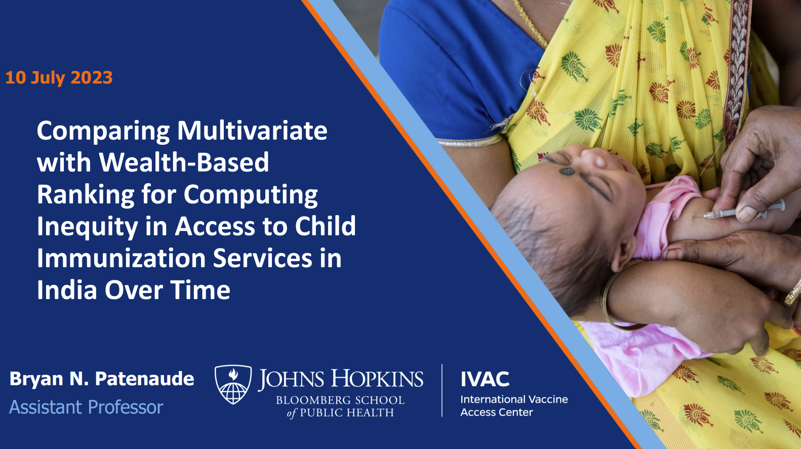 Comparing multivariate with wealth-based ranking for computing inequity in access to child ...