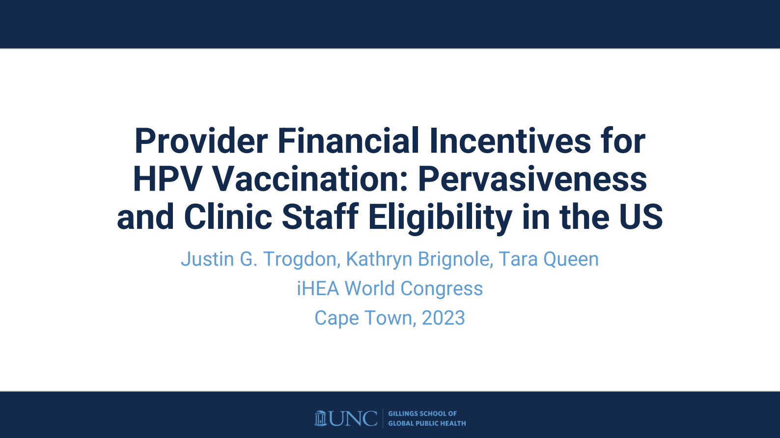 Provider financial incentives for HPV vaccination: Pervasiveness and clinic staff eligibility ...