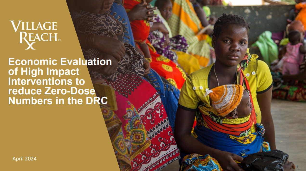 Economic evaluation of high impact interventions to reduce zero-dose numbers in the DRC ...