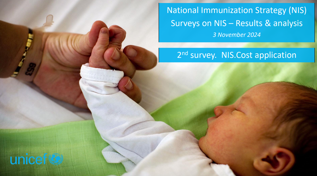 Survey findings on the NIS.Cost application - Immunization Economics