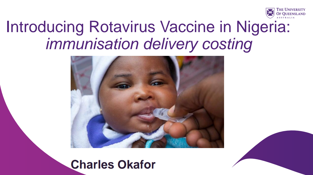 Introducing Rotavirus Vaccine in Nigeria: immunisation delivery costing - Immunization Economics