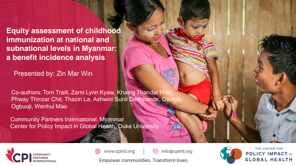 Equity assessment of childhood immunization at national and subnational ...